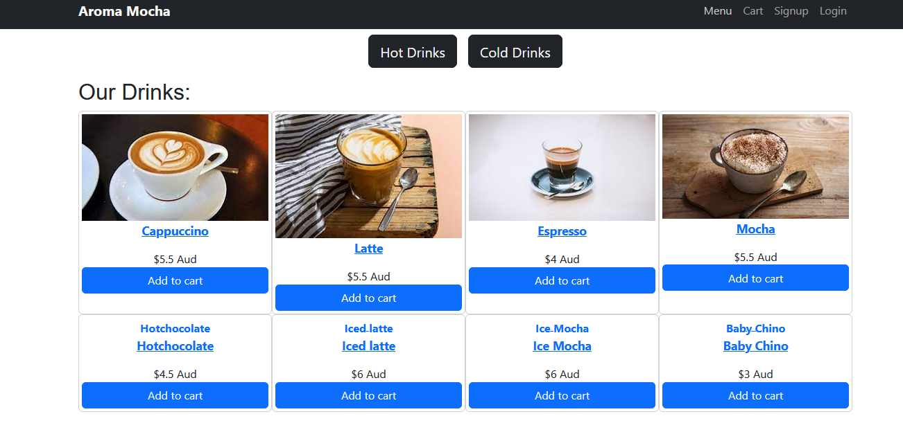 GitHub - jackanhle/Aroma-Mocha
