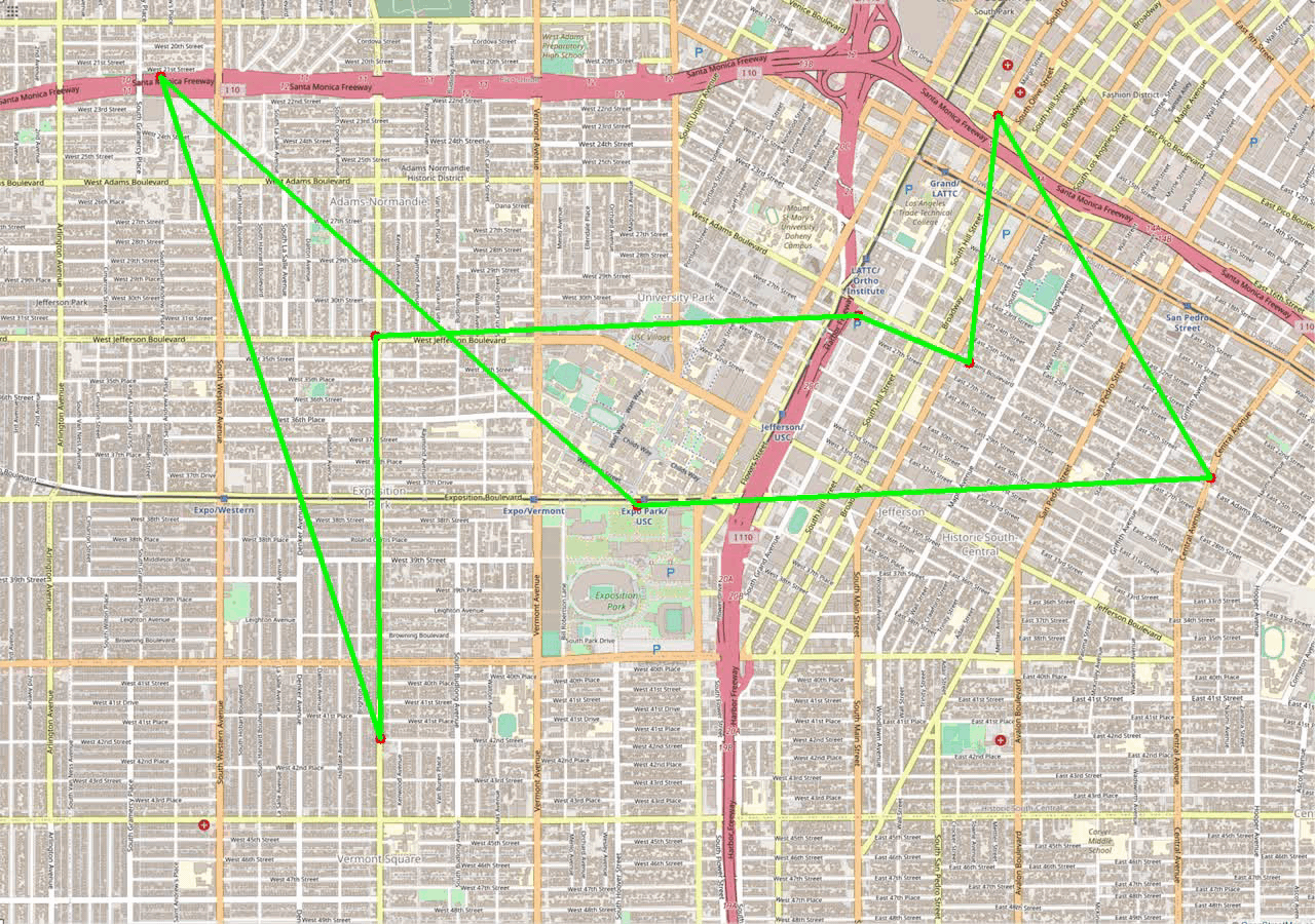 GitHub - youungjulie/Campus-Map: School Project: Design a USC Campus Map using C++