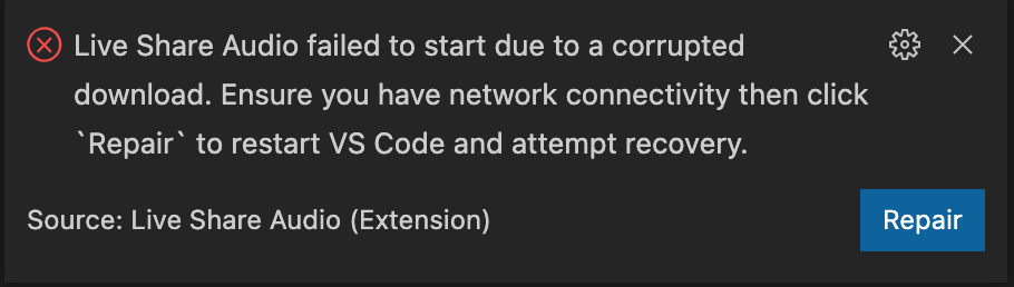 Live Share Audio not responding · Issue #4575 · microsoft/live-share · GitHub