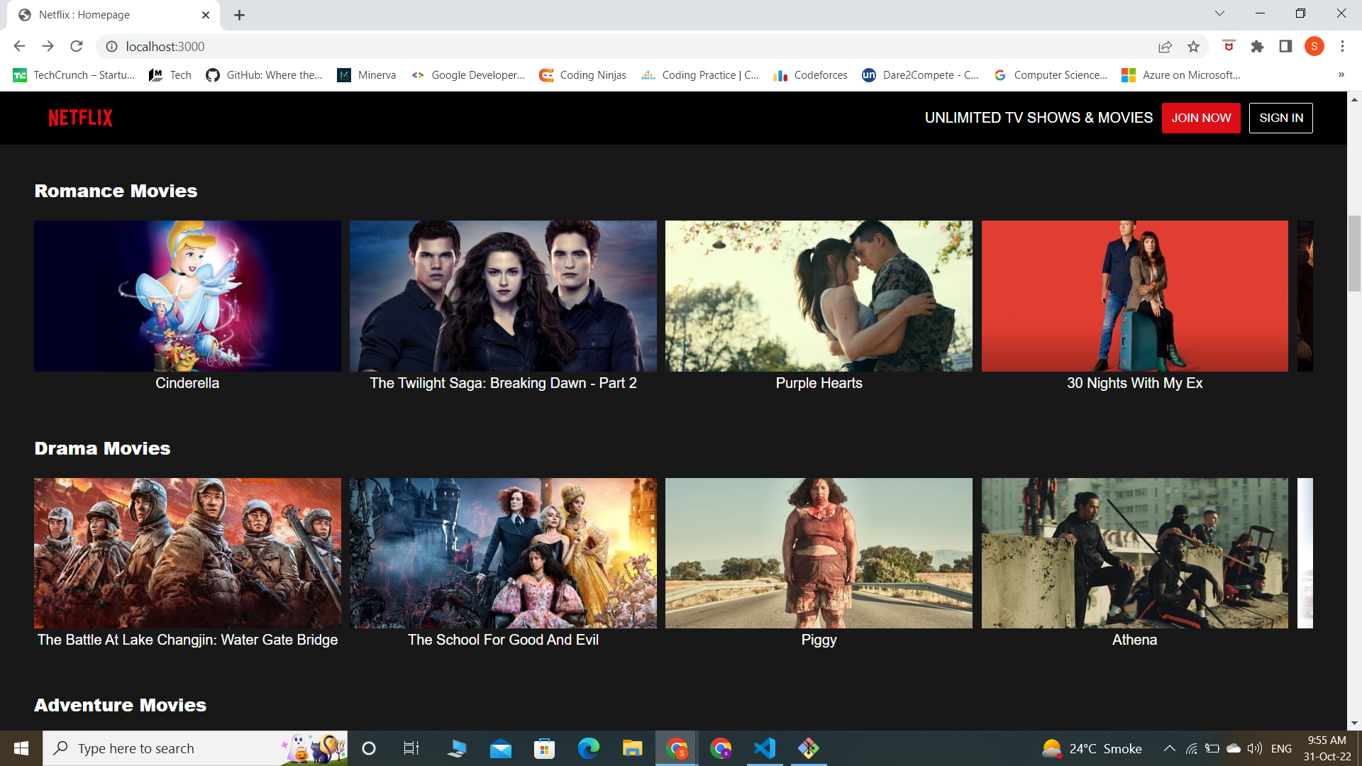 GitHub - siya-pathak/Netflix-Clone: A front-end clone of Netflix.