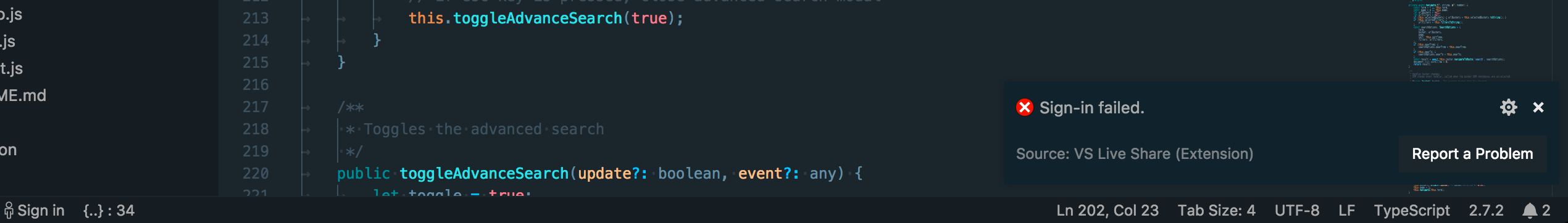 [VS Code] Sign-in failed - An error occurred while sending the request ...