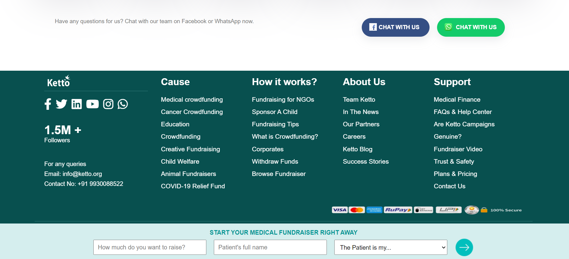 GitHub - prabhatpoddar/ketto-clone: Ketto is India's best medical crowdfunding platform. Founded ...