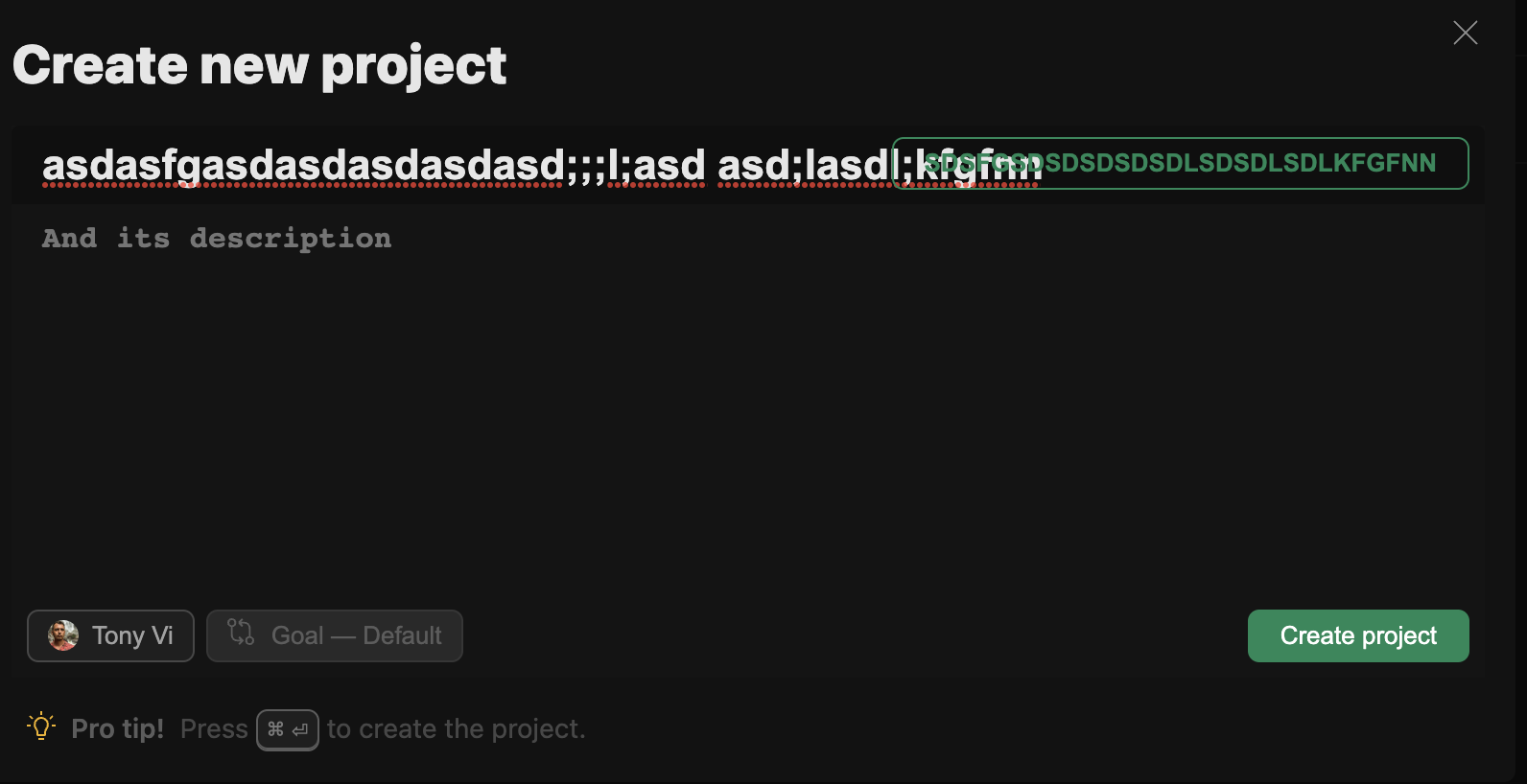 Forminput Width For The Long Text And Absolute Key Control · Issue 173 · Taskany Incissues