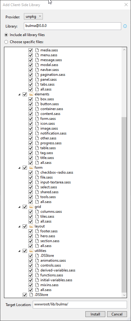 Remove .DS_Store artifacts from library uploaded to unpkg · Issue #2770 · jgthms/bulma · GitHub