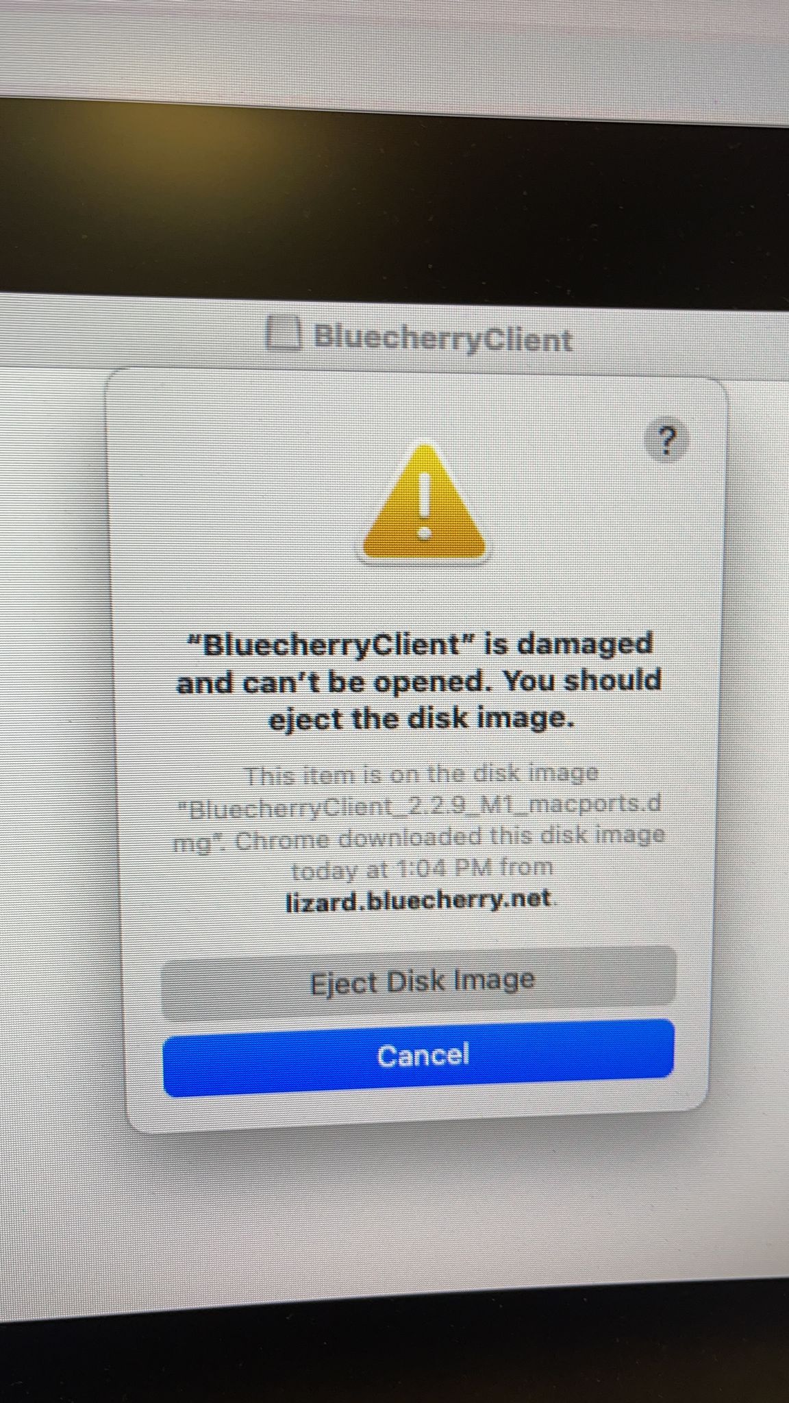 Bluecherry Client 2.2.9 macOS won't open on Big Sur · Issue #338 · bluecherrydvr/bluecherry ...