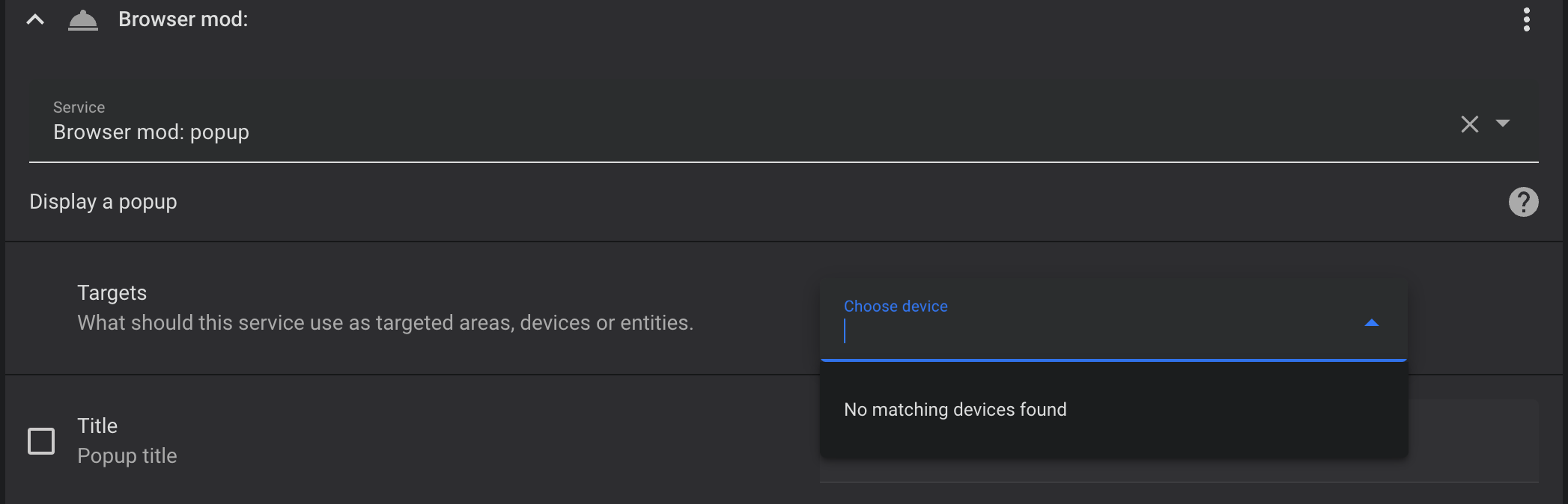 Browser Mod Device List Empty Browserid Not Working · Issue 576 · Thomaslovenhass Browser 