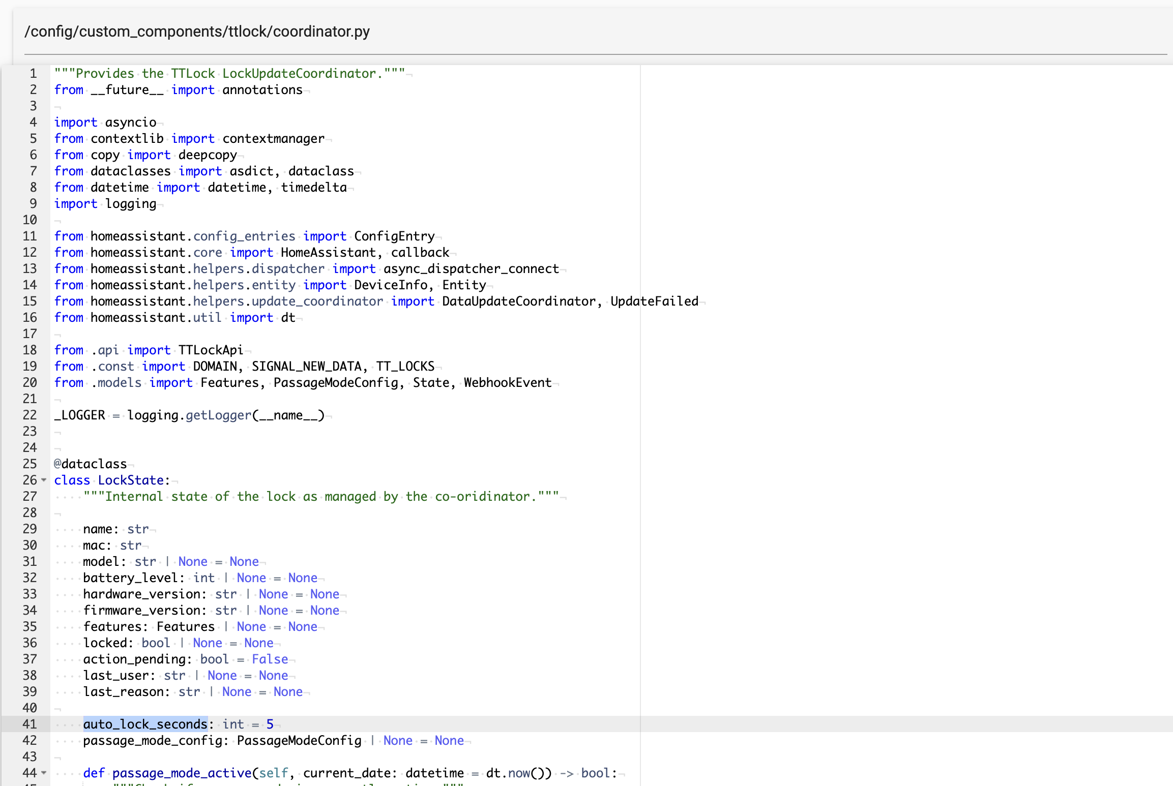 auto_lock_seconds set to -1 even though lock is relocking after 5 seconds · Issue #67 · jbergler ...