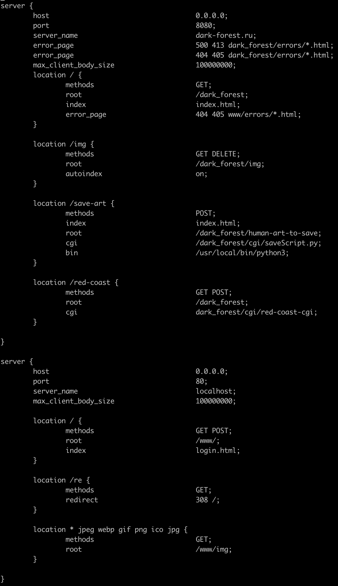 GitHub - n0ring/webserv: This project is about writing HTTP server using C++ (std=c++98)