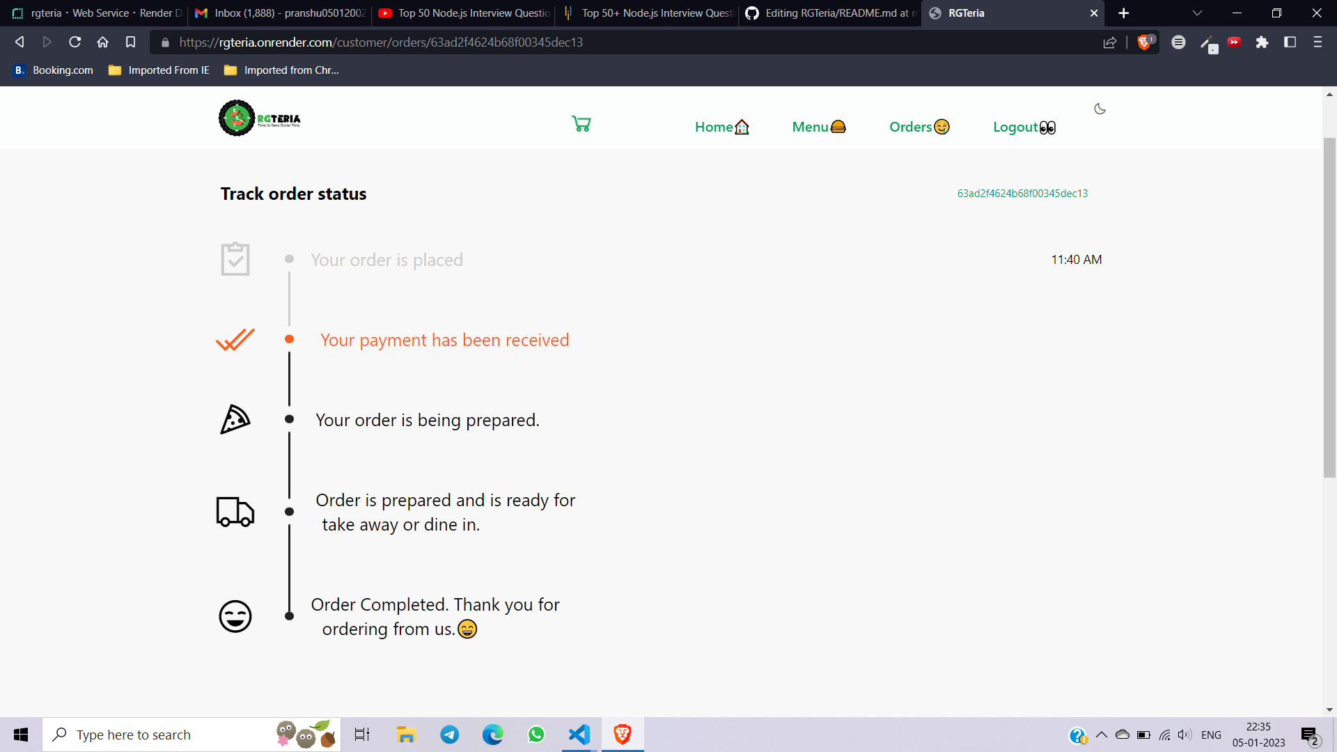 GitHub - pranshu-8/RGTeria: This is a food ordering app for our college night canteen with real ...