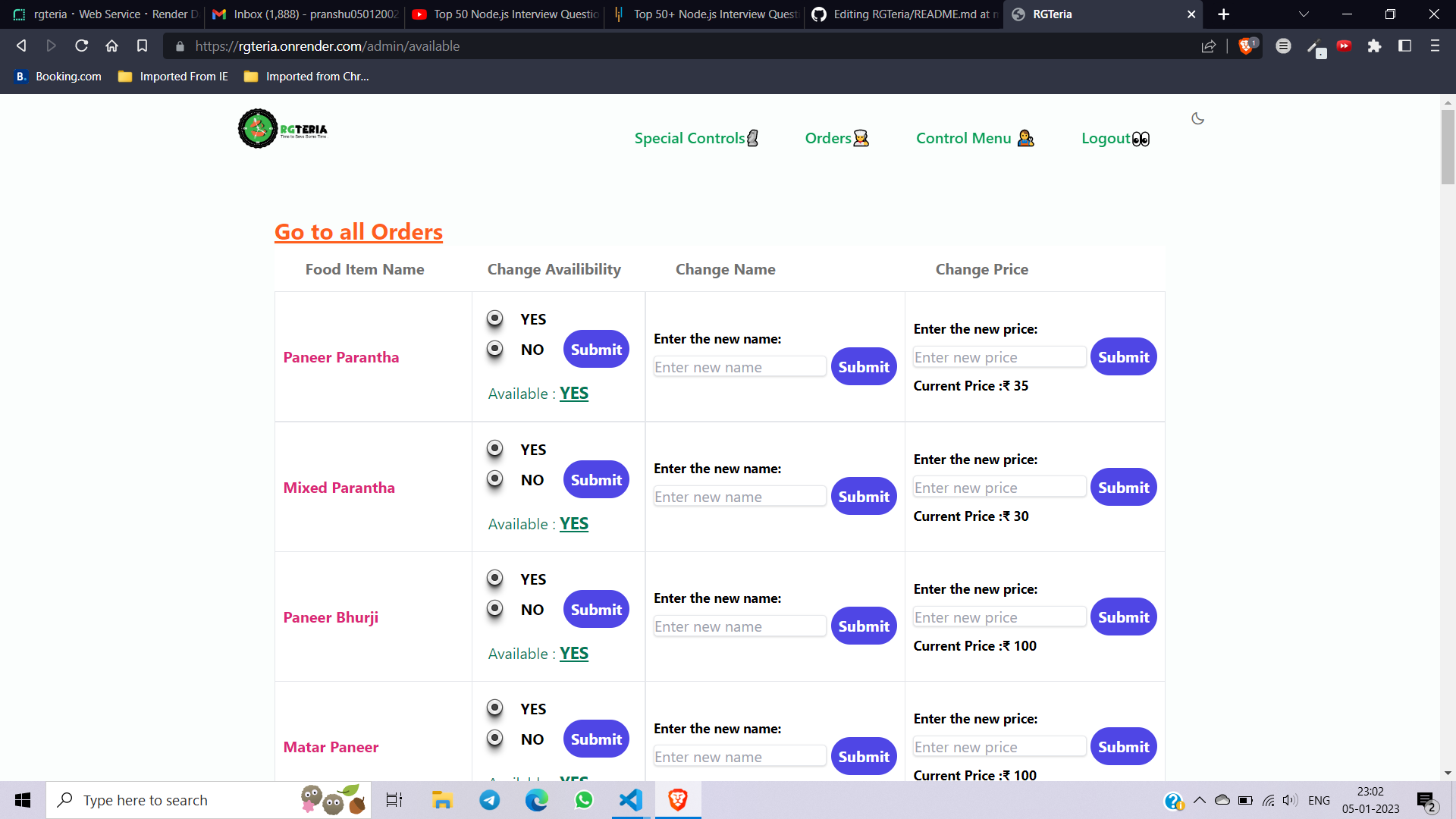 GitHub - pranshu-8/RGTeria: This is a food ordering app for our college night canteen with real ...