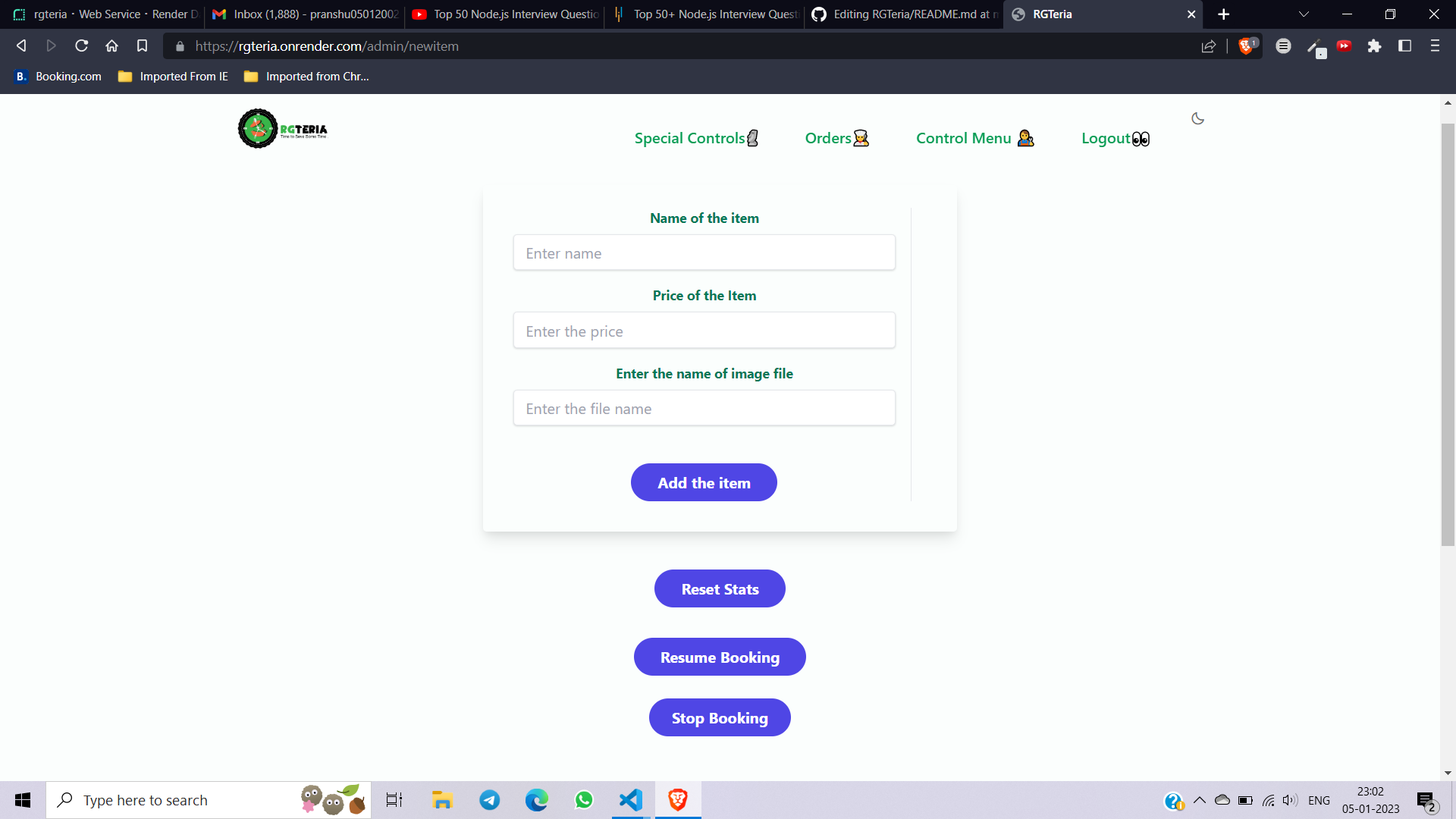 GitHub - pranshu-8/RGTeria: This is a food ordering app for our college night canteen with real ...