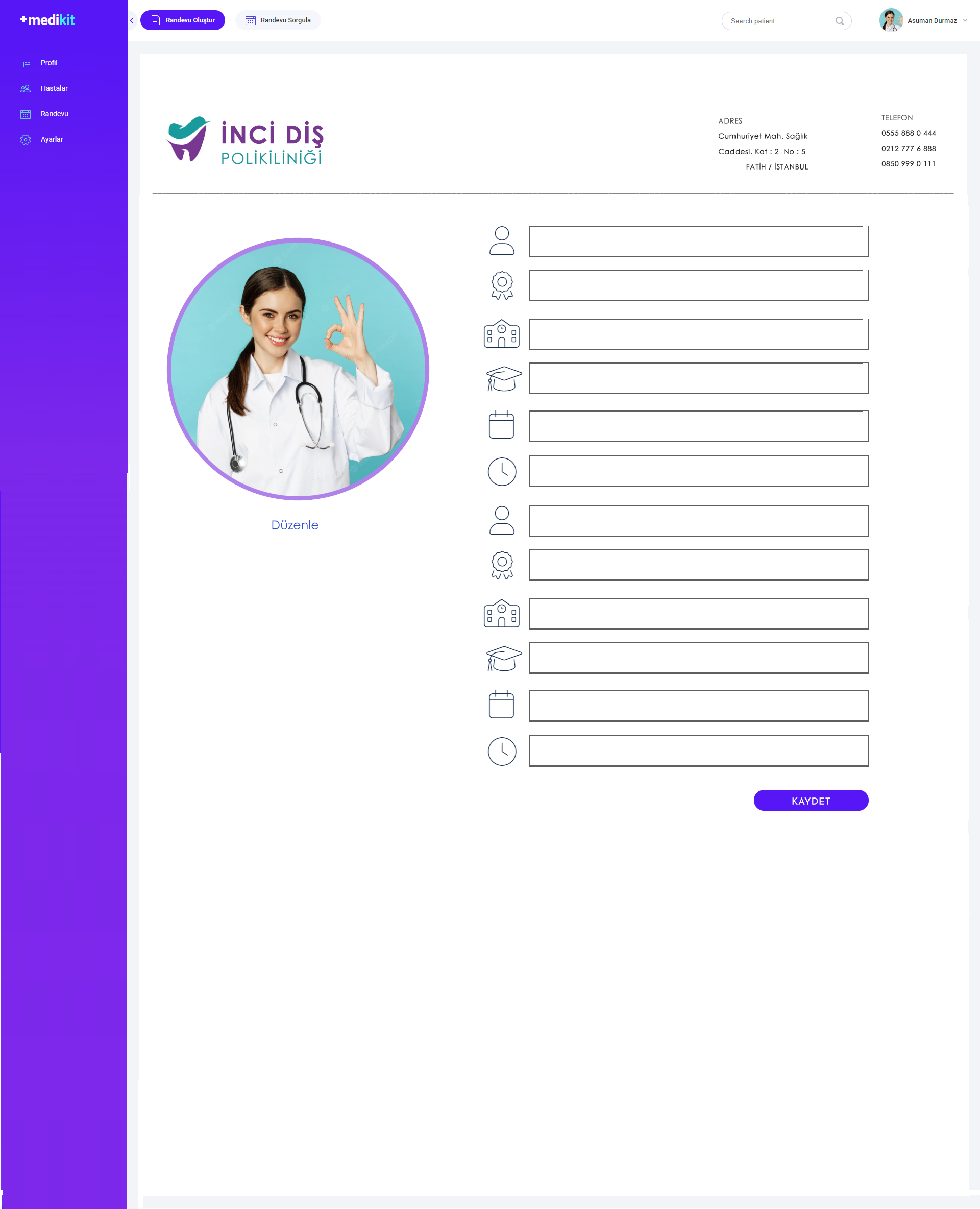 Doctor Ayarlar · Issue #104 · Stock-Management-System/dentalApp · GitHub