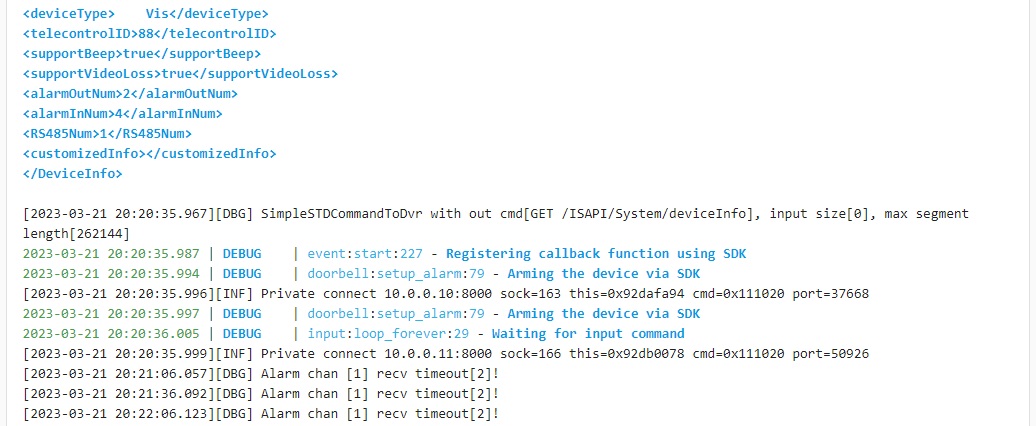 Request for additions to the integration of alarm sensors Hikvision DS-KH6320 · Issue #95 ...