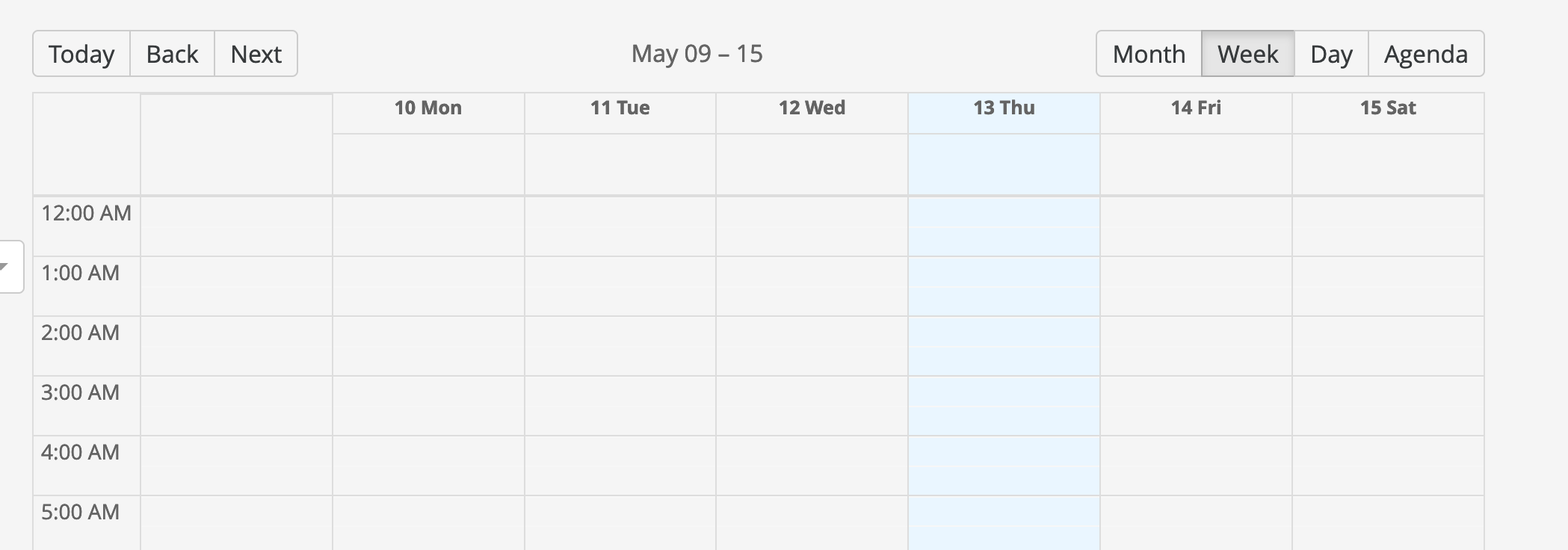 First day of week missing in Week view · Issue #1931 · jquense/react ...