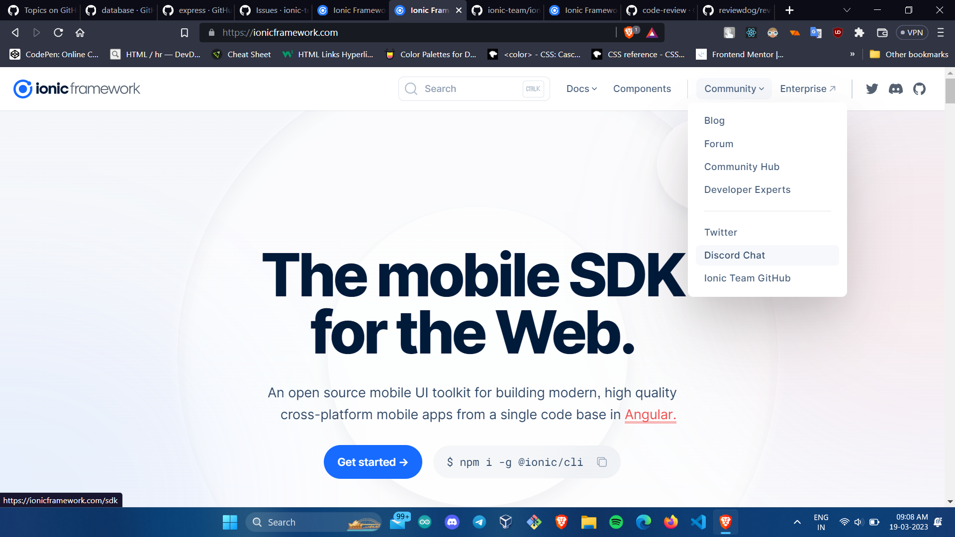 bug: some social links are broken · Issue #26980 · ionic-team/ionic-framework · GitHub