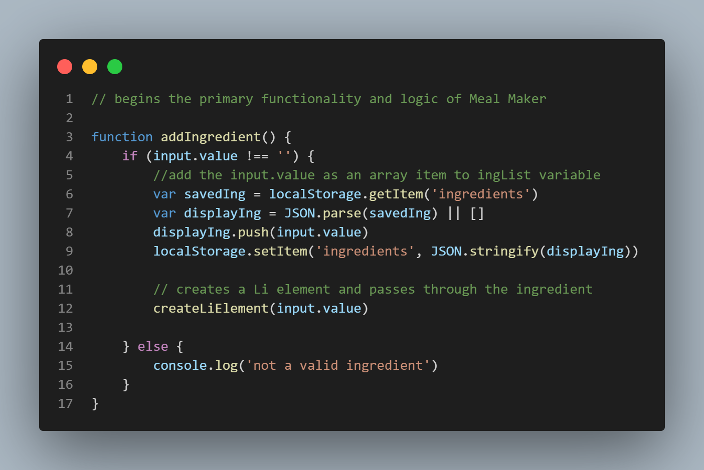 GitHub - patrickarcher414/meal-maker