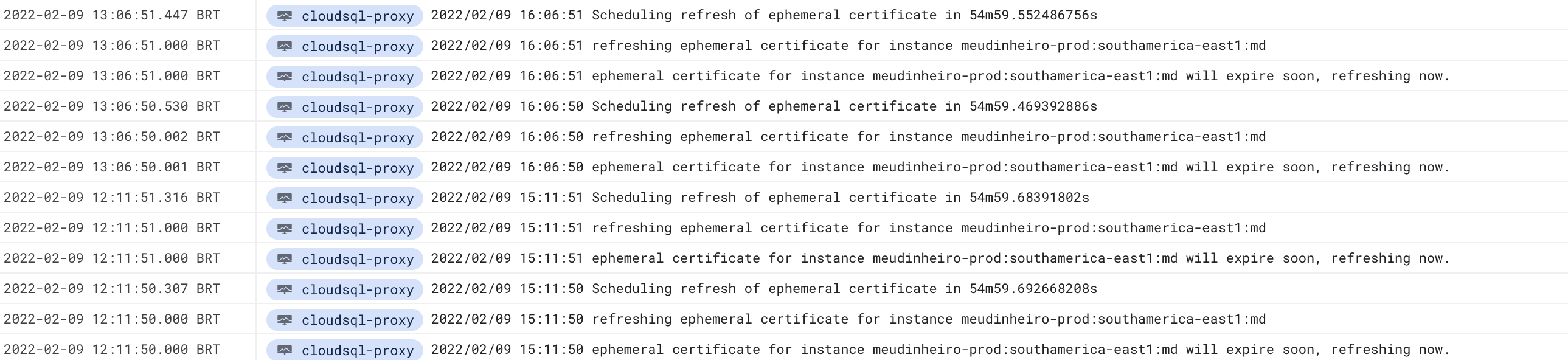 Connection reset by peer errors · Issue #1095 · GoogleCloudPlatform/cloud-sql-proxy · GitHub