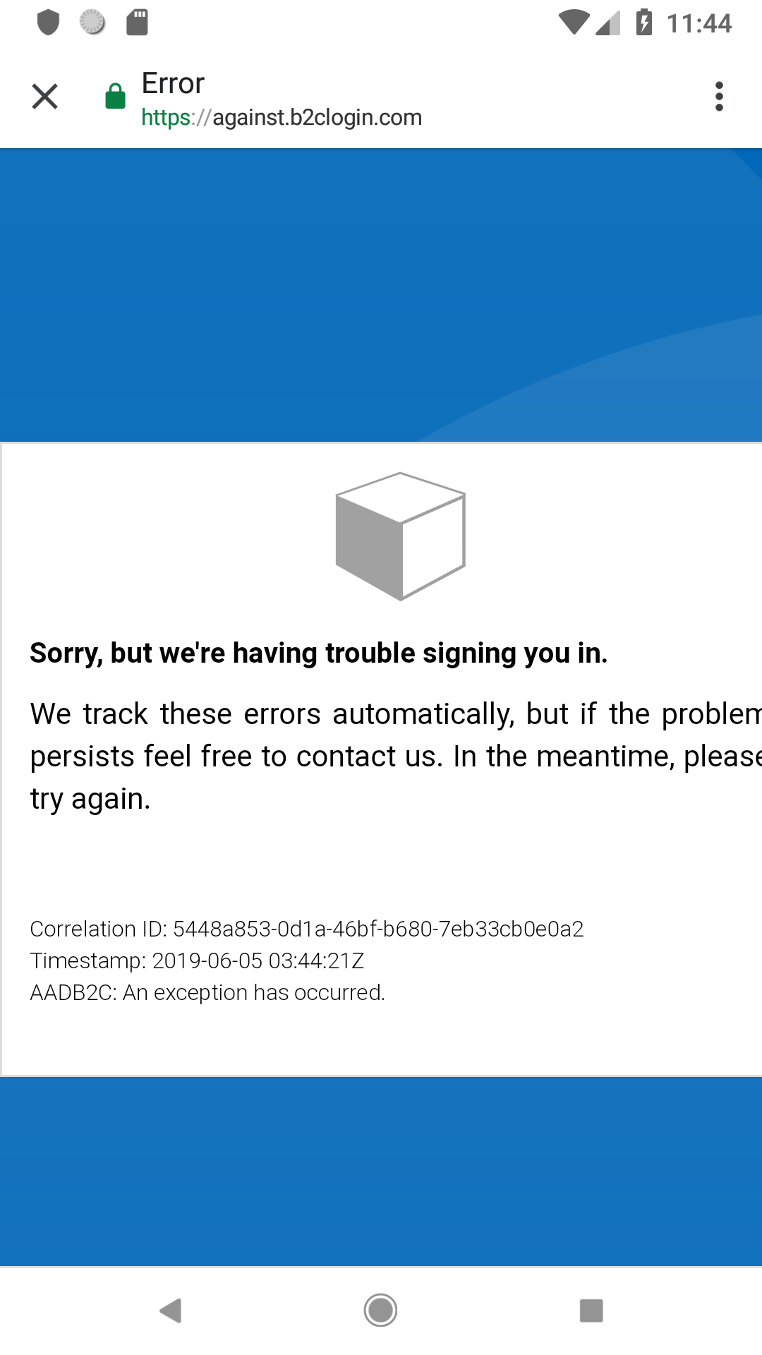 Auth Twitter returns error on login · Issue #520 · microsoft/appcenter ...