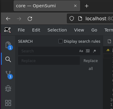 [BUG] 搜索面板 Replace All 按钮样式问题 · Issue #1582 · opensumi/core · GitHub