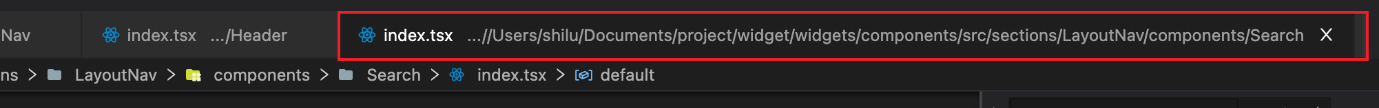 [BUG] 编辑器 Tab 打开本地文件时超长 · Issue #1708 · opensumi/core · GitHub