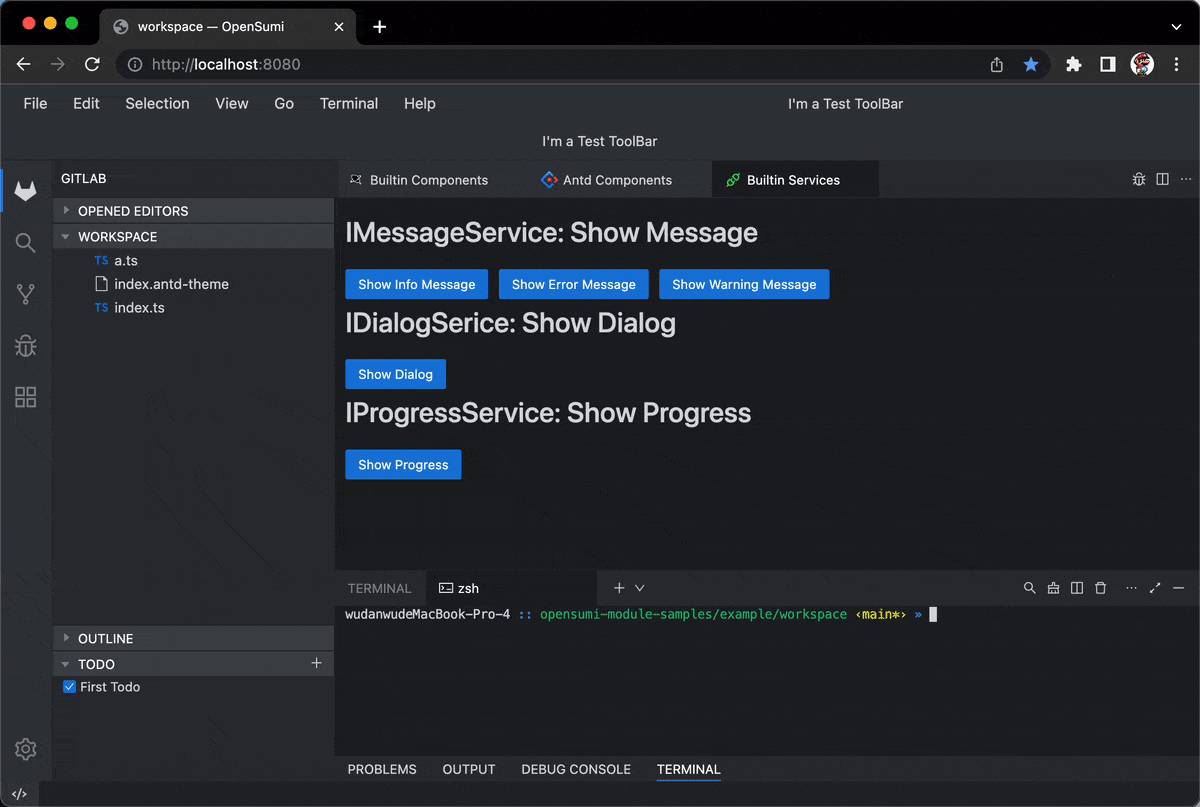 chore: add custom menu and toolbar menu samples by erha19 · Pull Request #15 · opensumi/opensumi ...