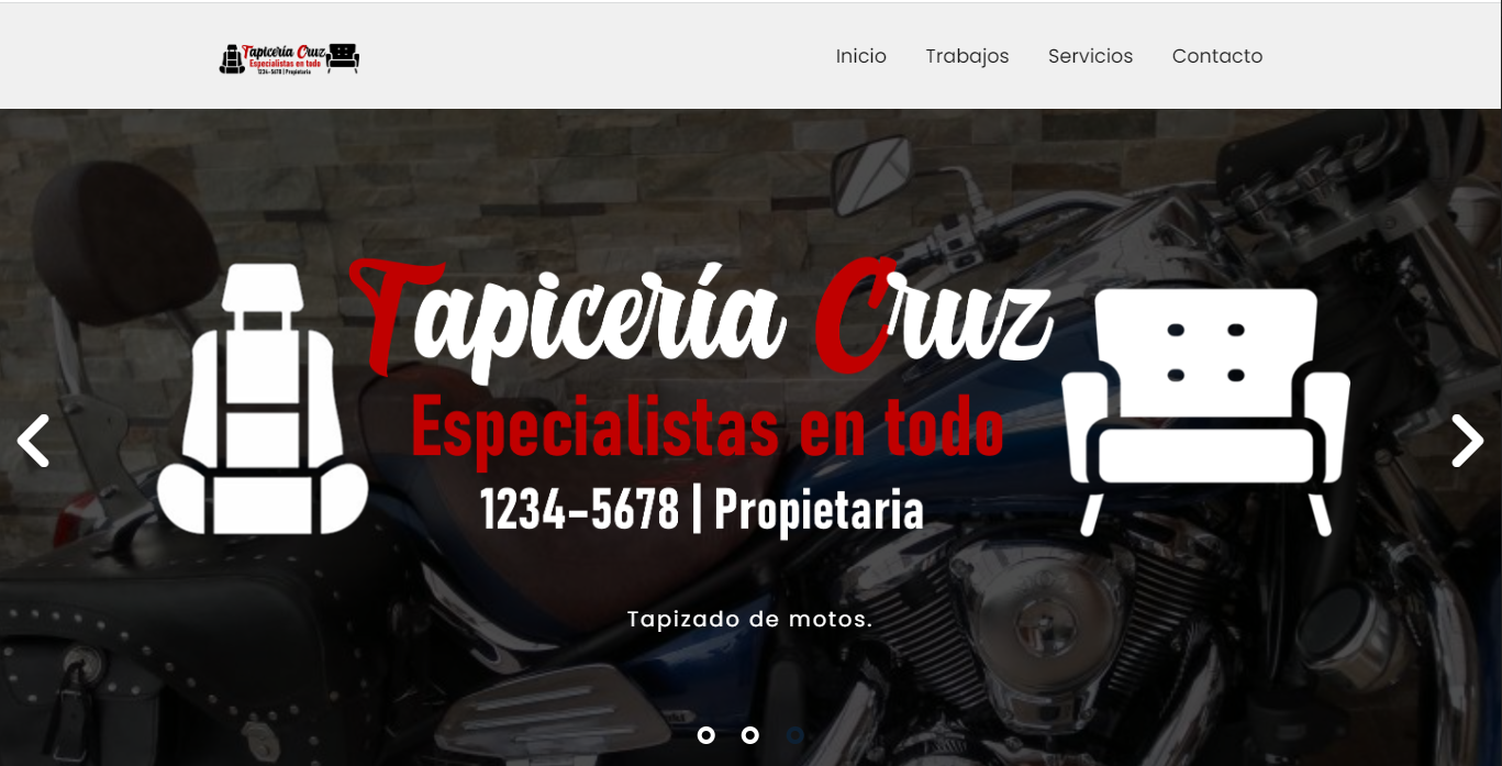 GitHub - dianacruzpro/SitioWeb-Tapiceria: 🛠Web Site for upholstery, with connection to a ...