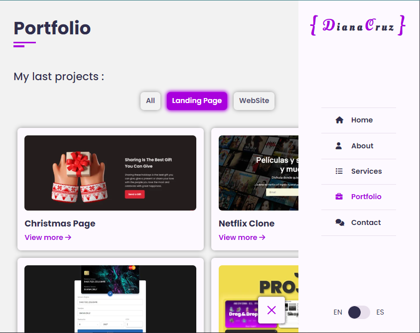 GitHub - dianacruzpro/DianaCruz-Portfolio: This is my personal website and portfolio.
