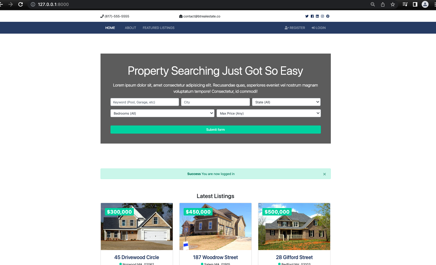GitHub - Davraph/BTreal_estate_Django: Django real estate website Real ...