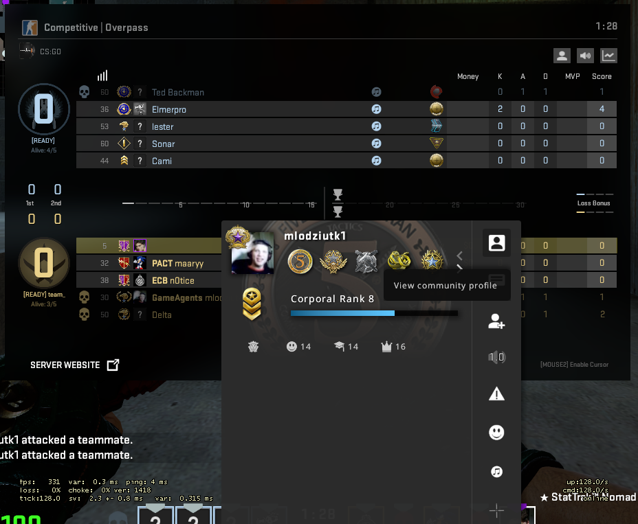 Recognise BOTs as clients for teamname? · Issue #740 · splewis/get5 · GitHub