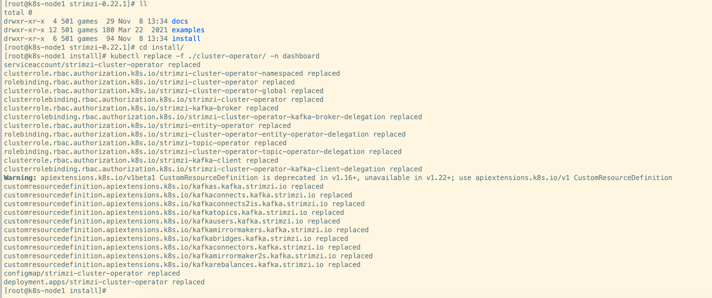 failed to update cluster operator from 0.22.1 to 0.23.0 · strimzi · Discussion #7589 · GitHub