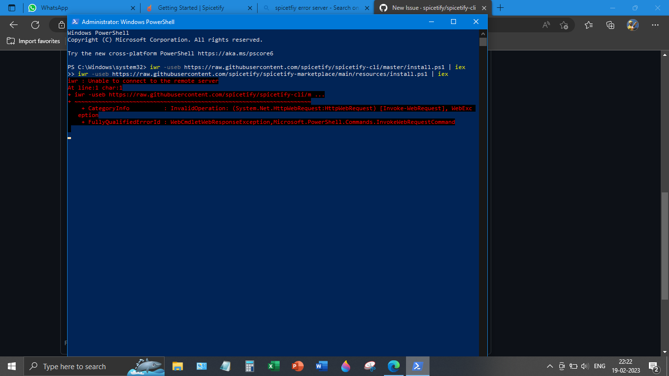 I Tried To Install Spicetify In My Windows Laptop Not The Microsoft Version I Am Sure It Is A