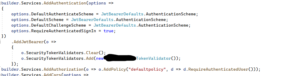 Upgrading Authentication.JwtBearer 6.0.1 throws null exception at runtime · Issue #39787 ...