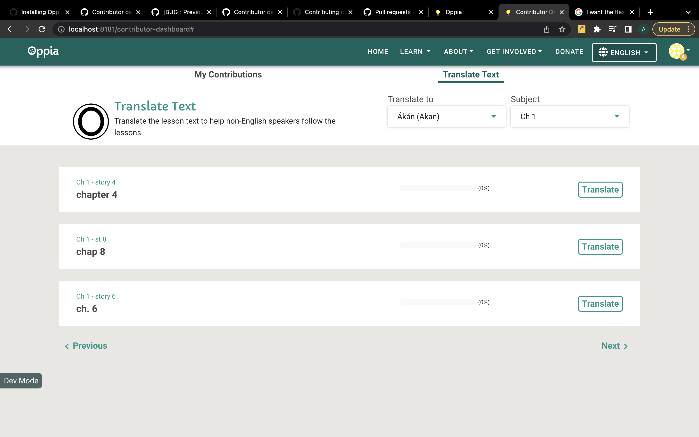 [BUG]: Previous and Next buttons are not clearly visible in Contributor dashboard · Issue #17081 ...