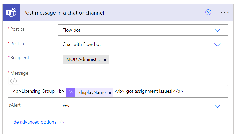 Power-Automate-Nuggets/AzureAD Group Based Licensing Notifications.md at main · shehanperera85 ...
