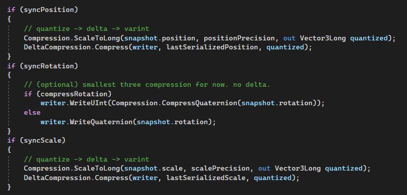 Possibility Of Marking In Networktransform The Variables To Be Synchronized Xyz In Case We