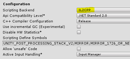 IL2CPP-only extraneous StopHost error message. · Issue #1285 · MirrorNetworking/Mirror · GitHub