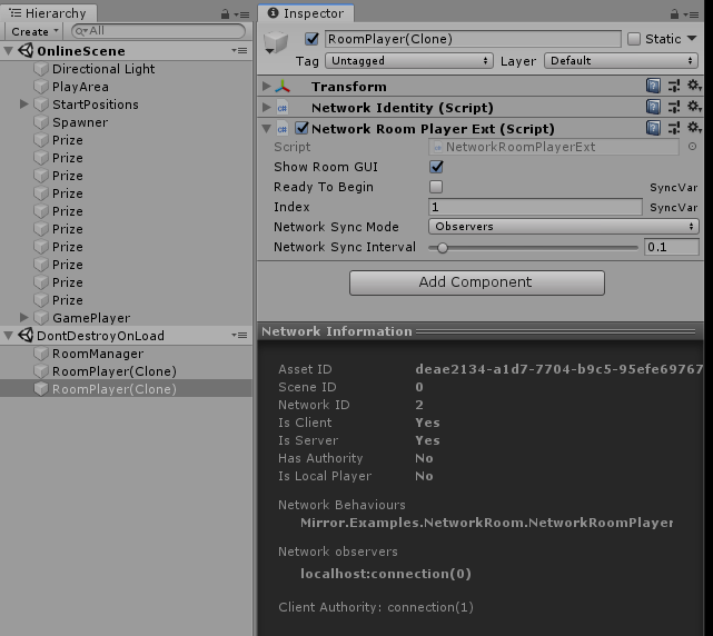 Client Owned Objects Not Destroyed On Disconnect · Issue #1380 · MirrorNetworking/Mirror · GitHub