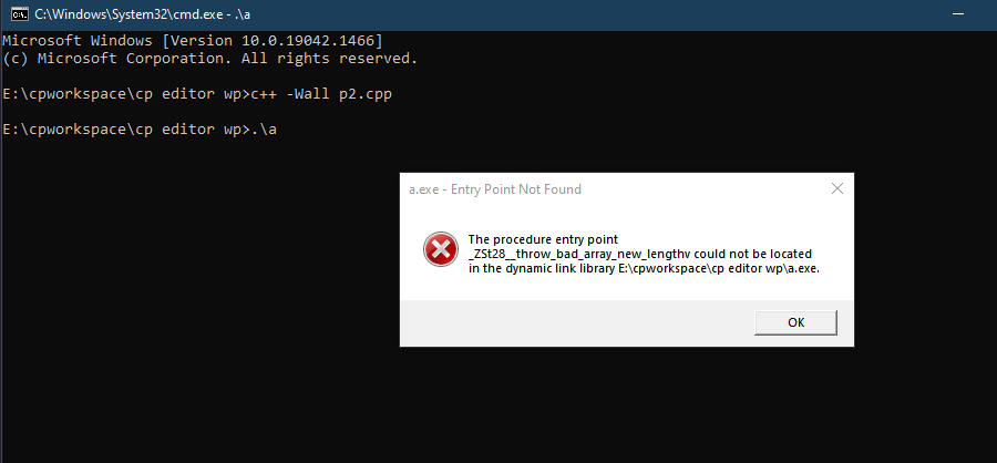 Unknown Runtime Error · cpeditor cpeditor · Discussion #1046 · GitHub