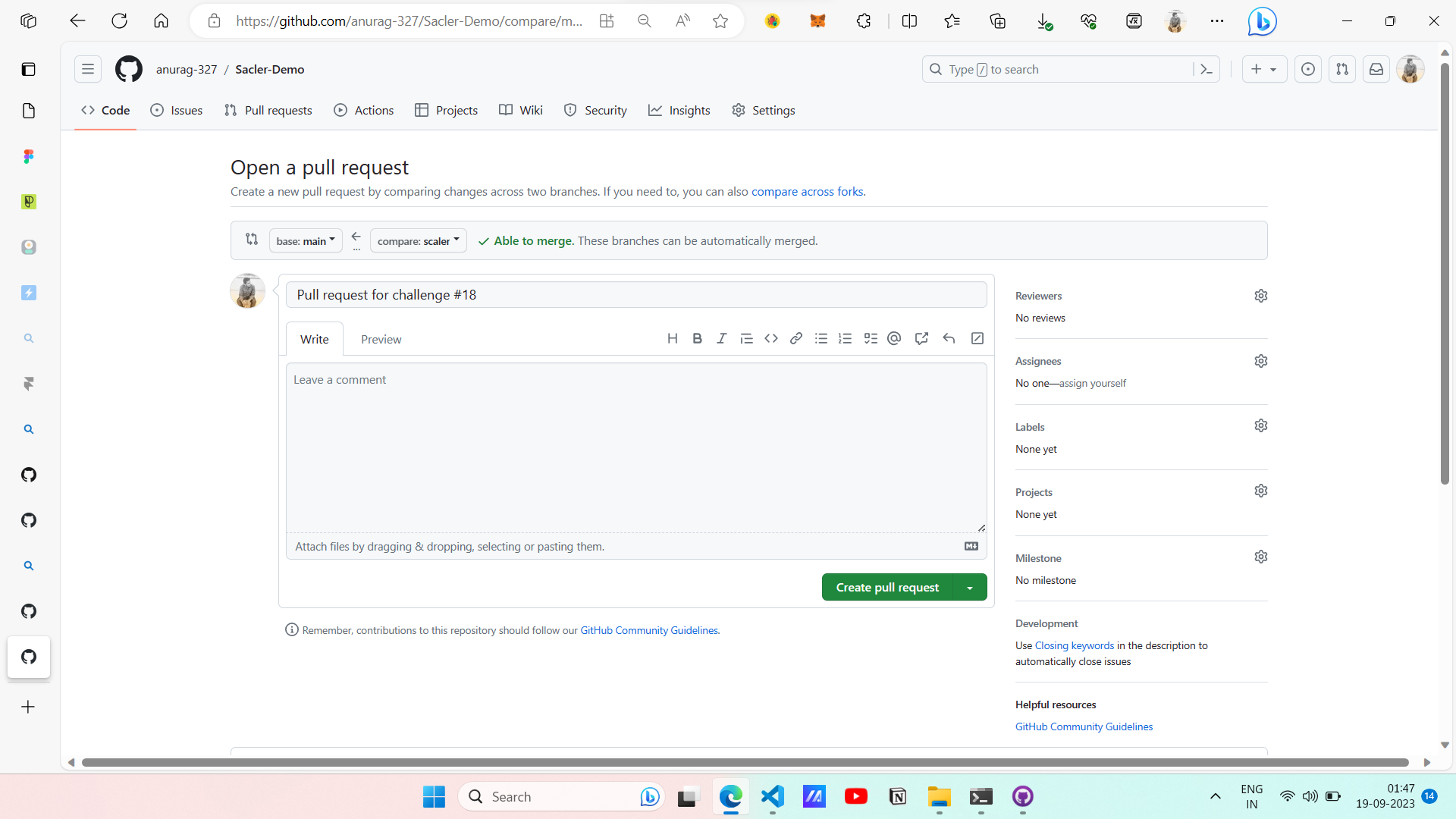#Challenge 1 @anurag-327 · Issue #139 · scaleracademy/scaler-open-source-september-challenge ...