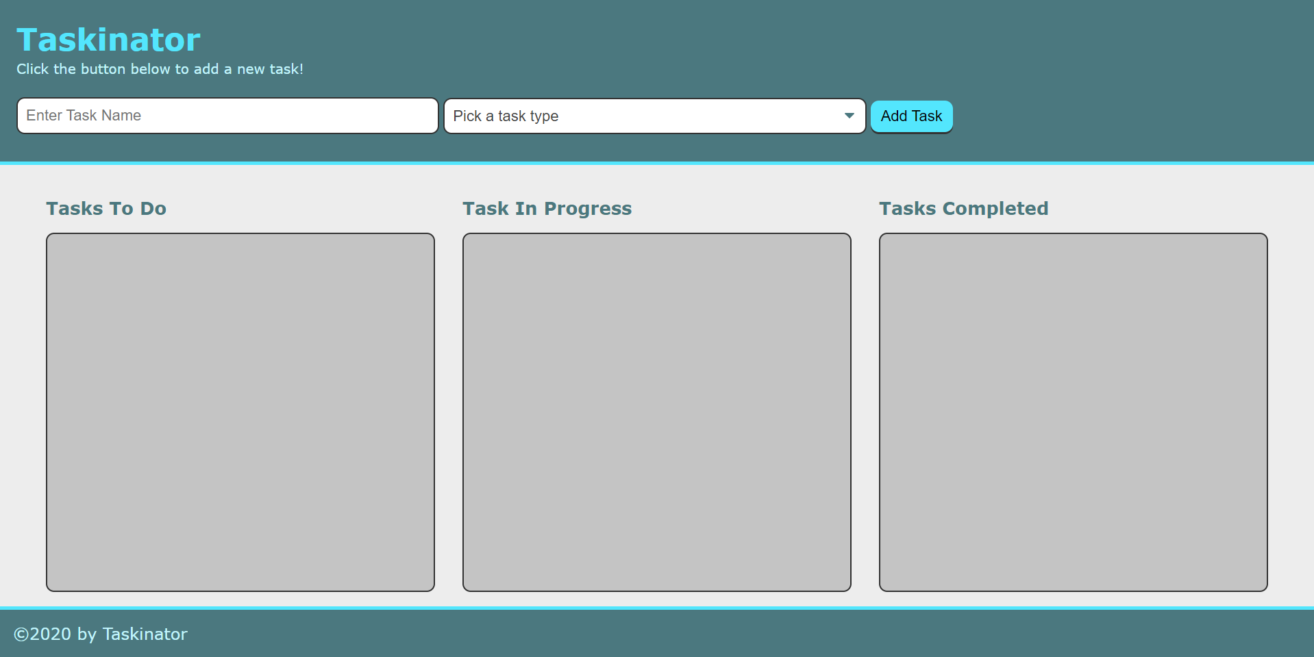 GitHub - KevinHeaton/taskinator: Keep track of your tasks in a kanban board format.