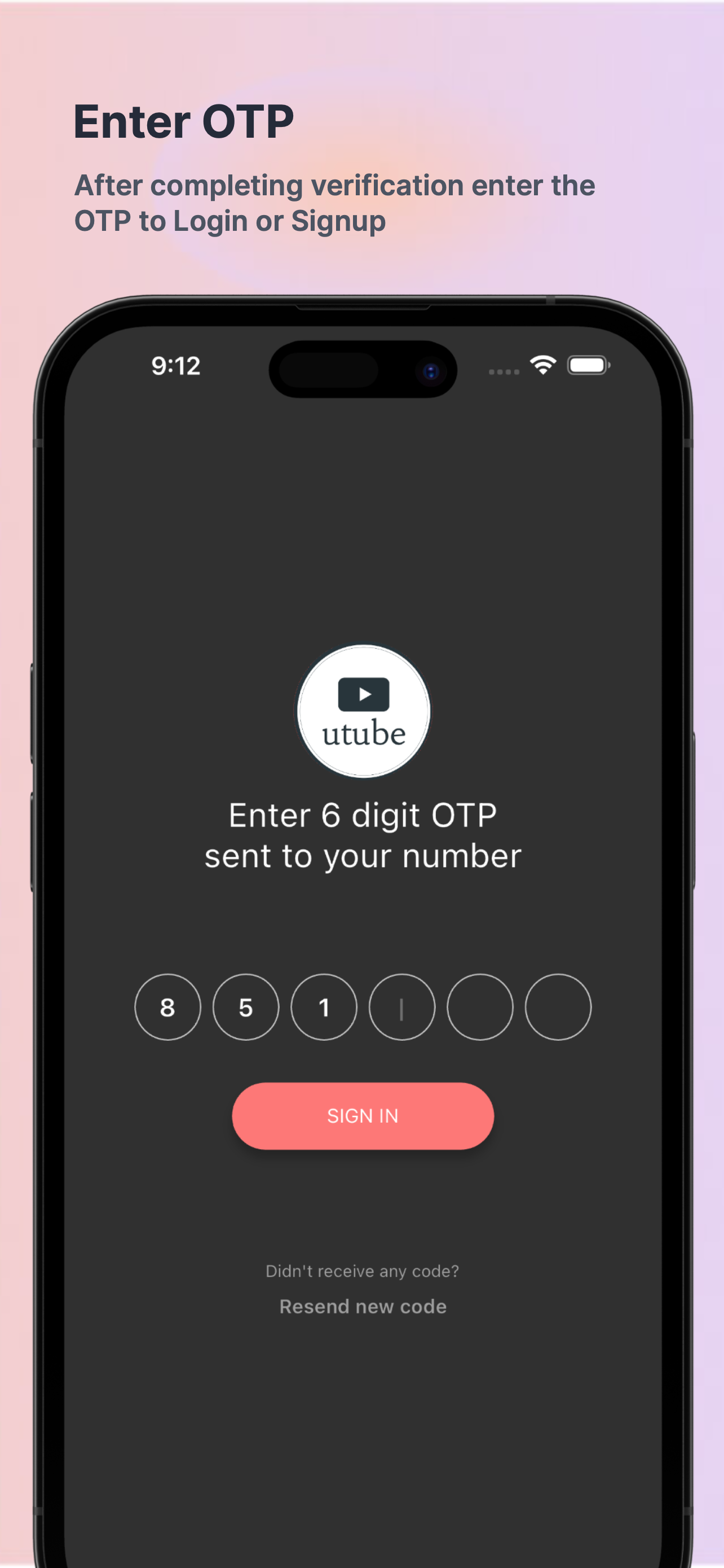 GitHub - Kushal25Gupta/utube: An app where user can login with mobile number and otp, watch ...