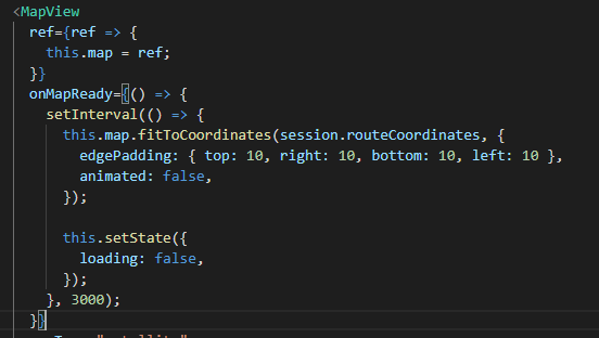 goBack() call try to re-render and trigger error on parent screen ...