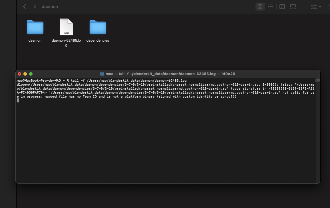 Daemon start fails: md.cpython-310-darwin.so not valid for use in process · Issue #659 ...
