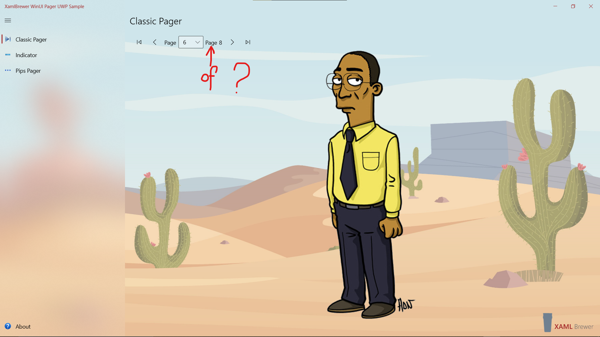 Pager Control: prefix text is displayed instead of suffix text · Issue ...