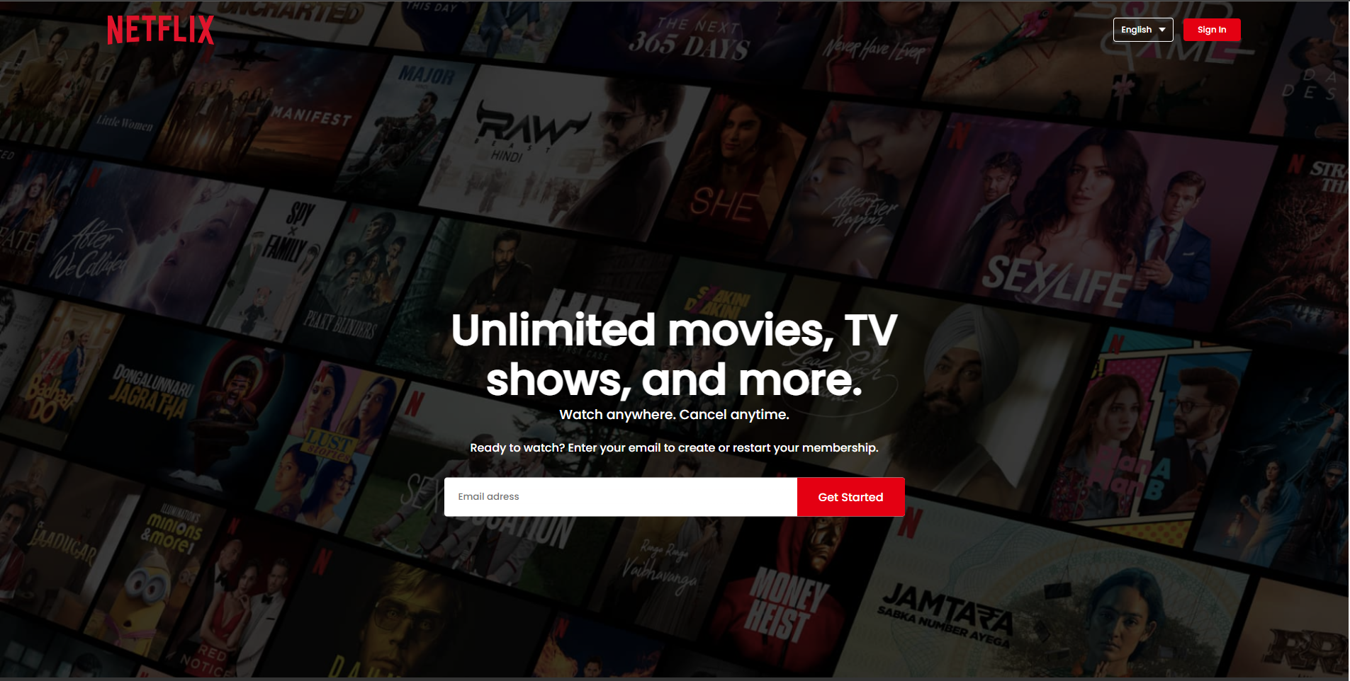 Github Myxsan Netflix Clone