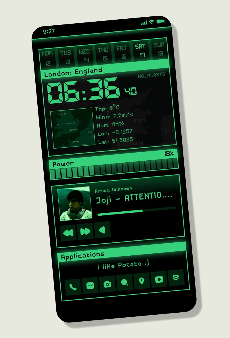 GitHub - CherifiMi/Retro_Control_Panel: ⚙an android Home page with a ...