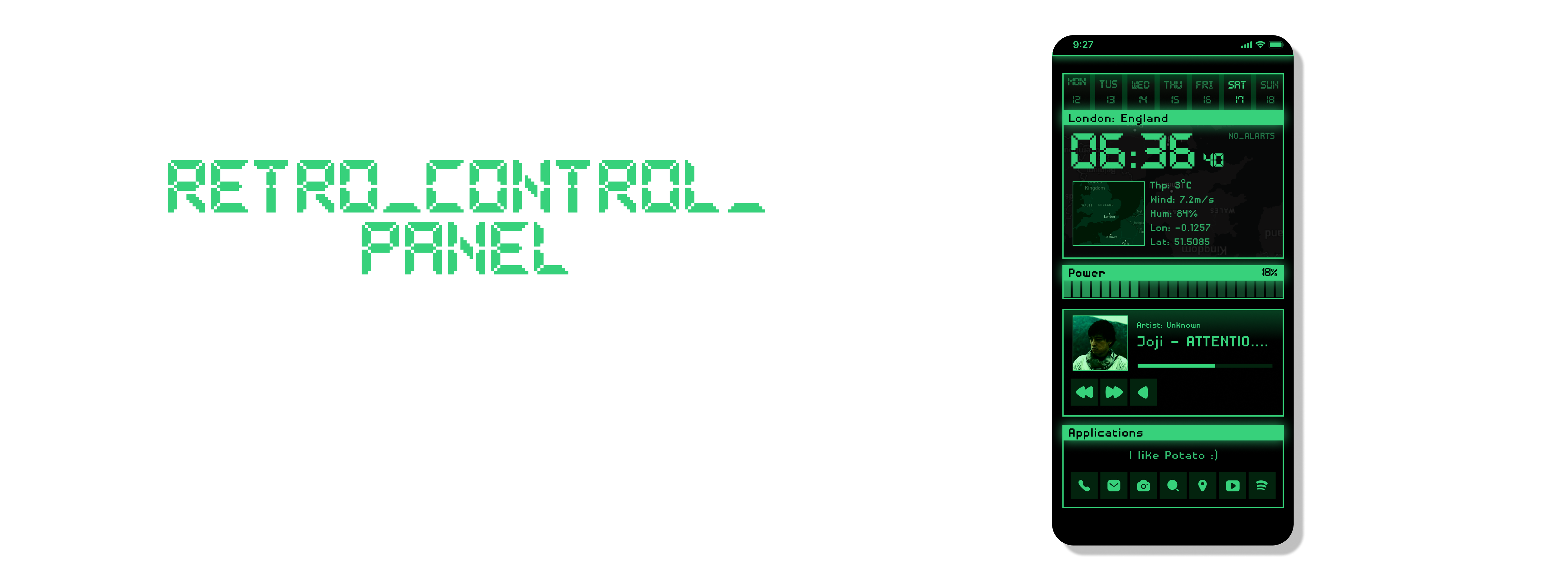 GitHub - CherifiMi/Retro_Control_Panel: ⚙an android Home page with a ...
