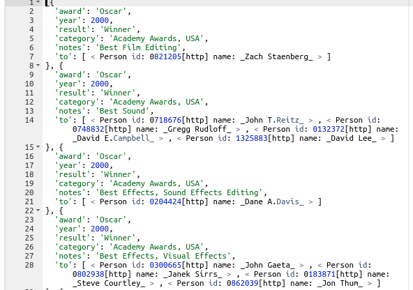 Movie awards parser · Issue #255 · cinemagoer/cinemagoer · GitHub