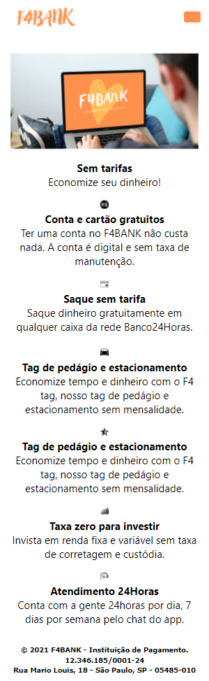 GitHub - m-abdias/LandingPage---F4Bank