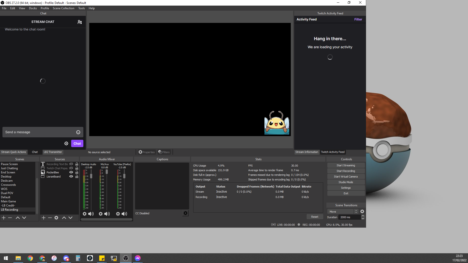 OBS opens non-maximised with plug-in installed · Issue #87 ...
